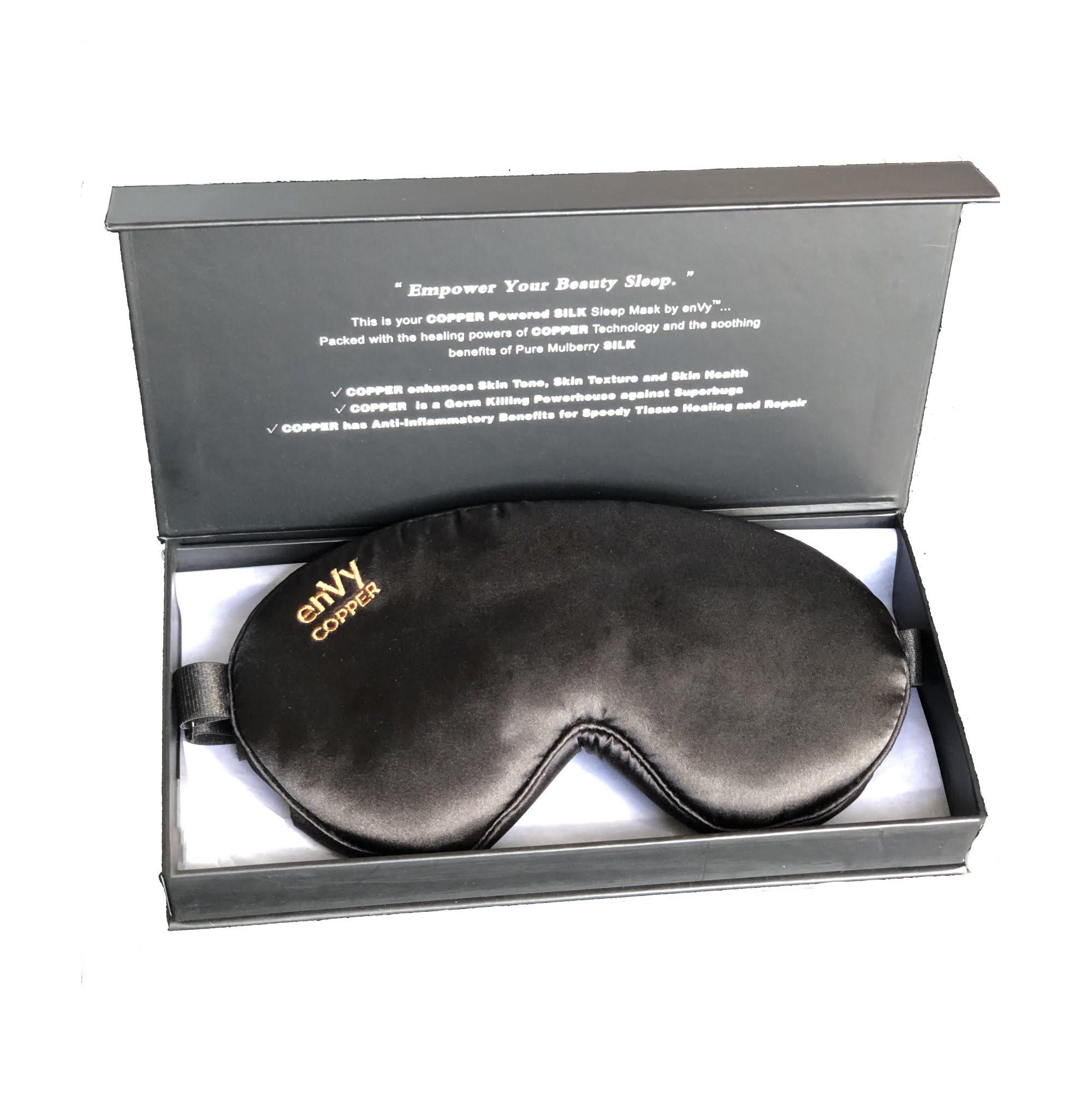 Masca de somn SILK Epic enVy COPPER™ - Răsfață-te cu prețuri imbatabile!